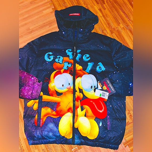 Members Only | Jackets & Coats | Nwt Members Only X Garfield Aop Puffer ...